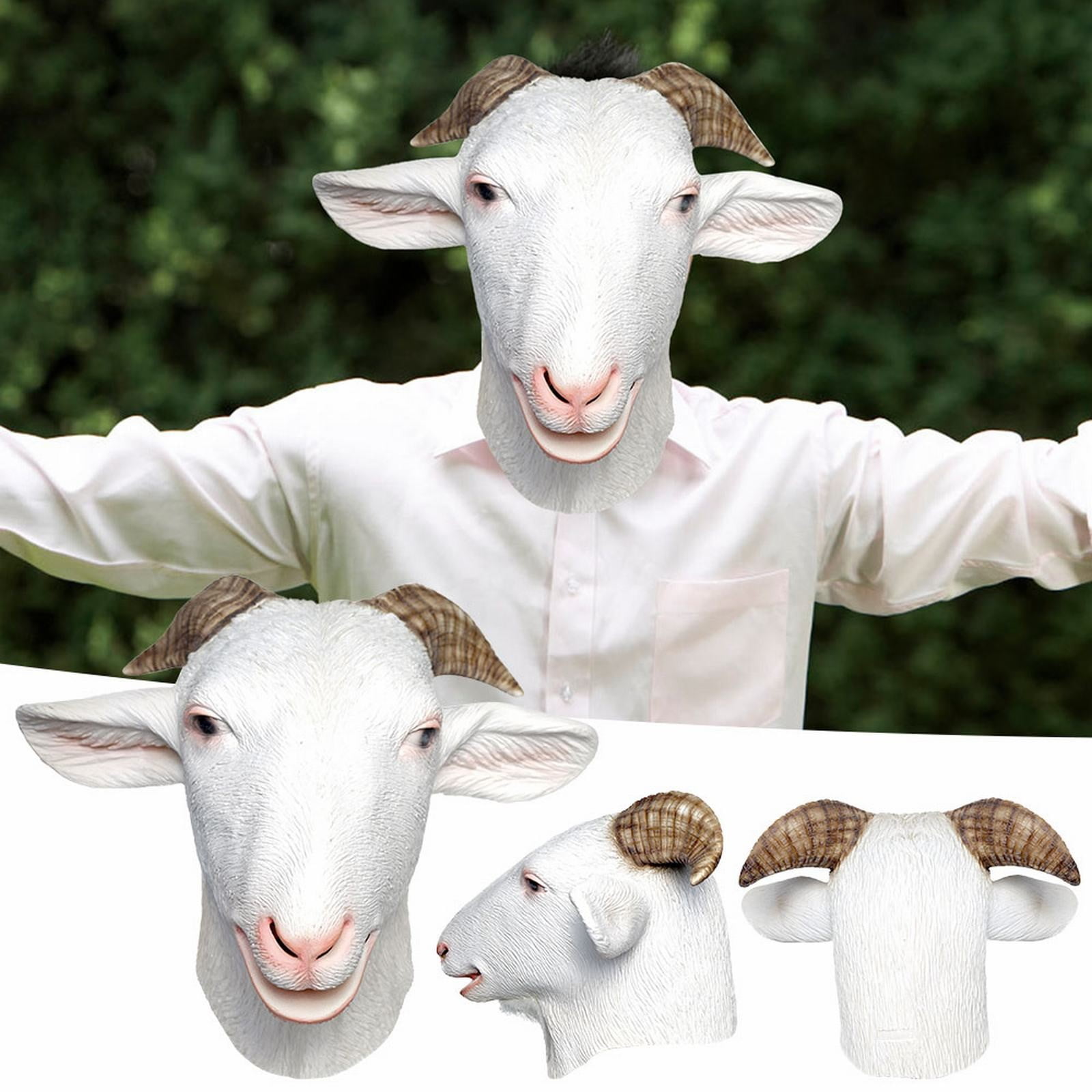 masks for adults Goat Latex Mask realistic mask - Walmart.com