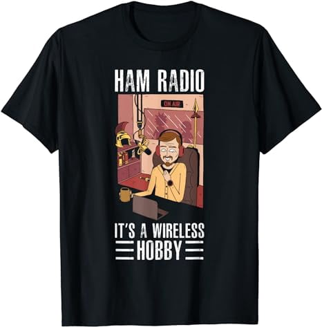 ham radio operator for ham radio amateur and funny ham radio T-Shirt ...