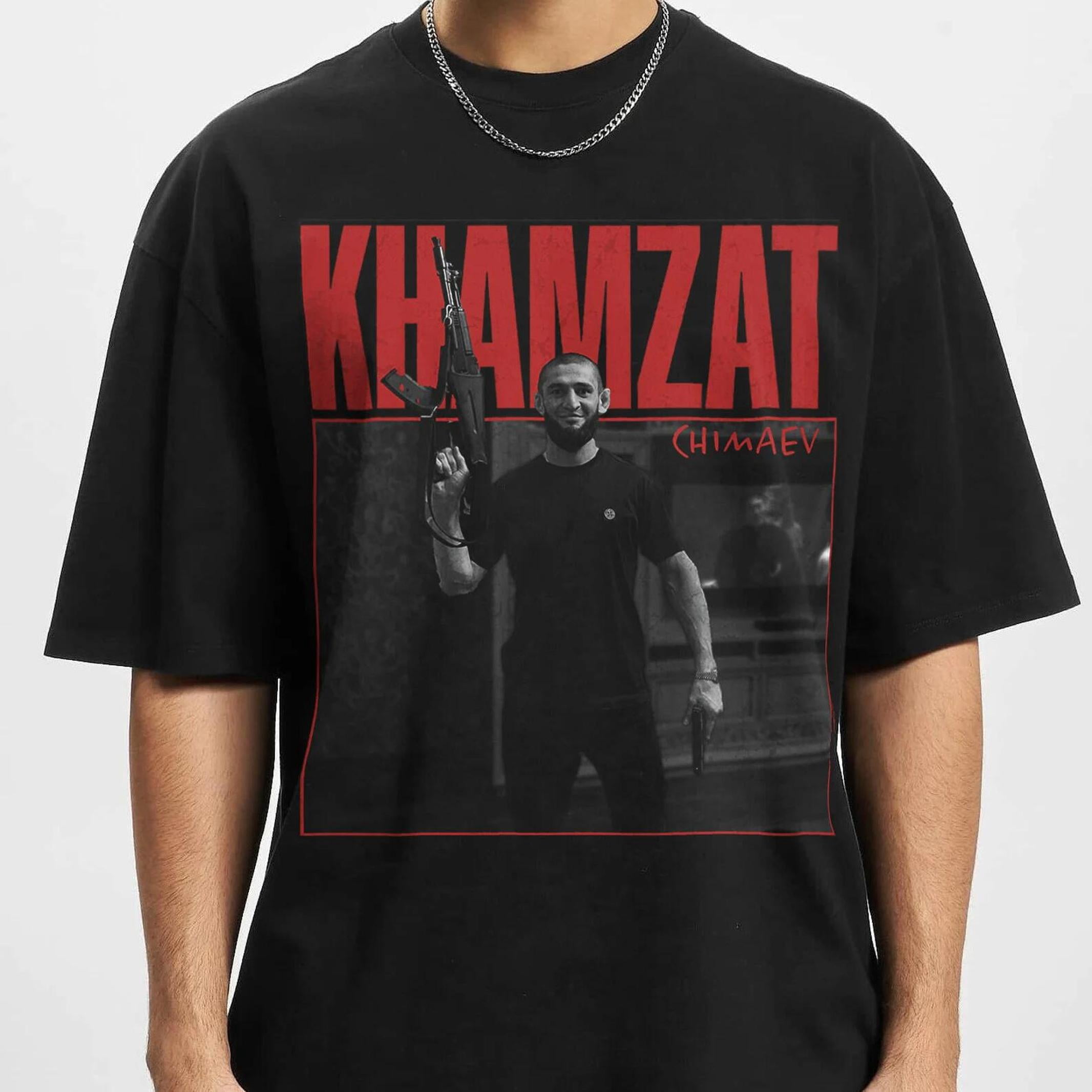 hamzat chimaev Shirt Vintage 90s Grapic mixed martial artist - Walmart.com