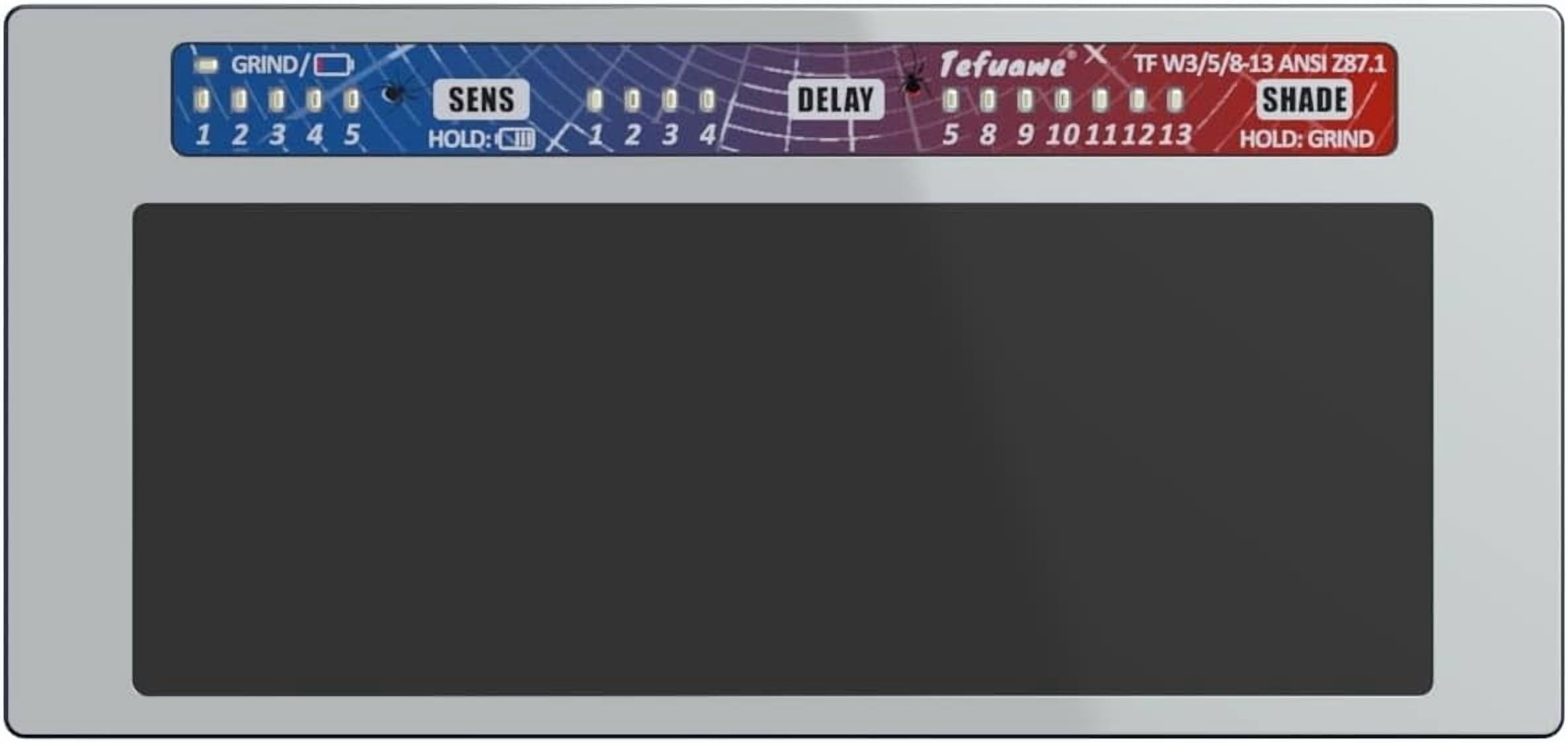 hand series 2x4 1/4 automatic welding lens, 2 amp tig rating, variable ...