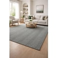 hand tufted chevron herringbone pattern solid charcoal grey wool area ...