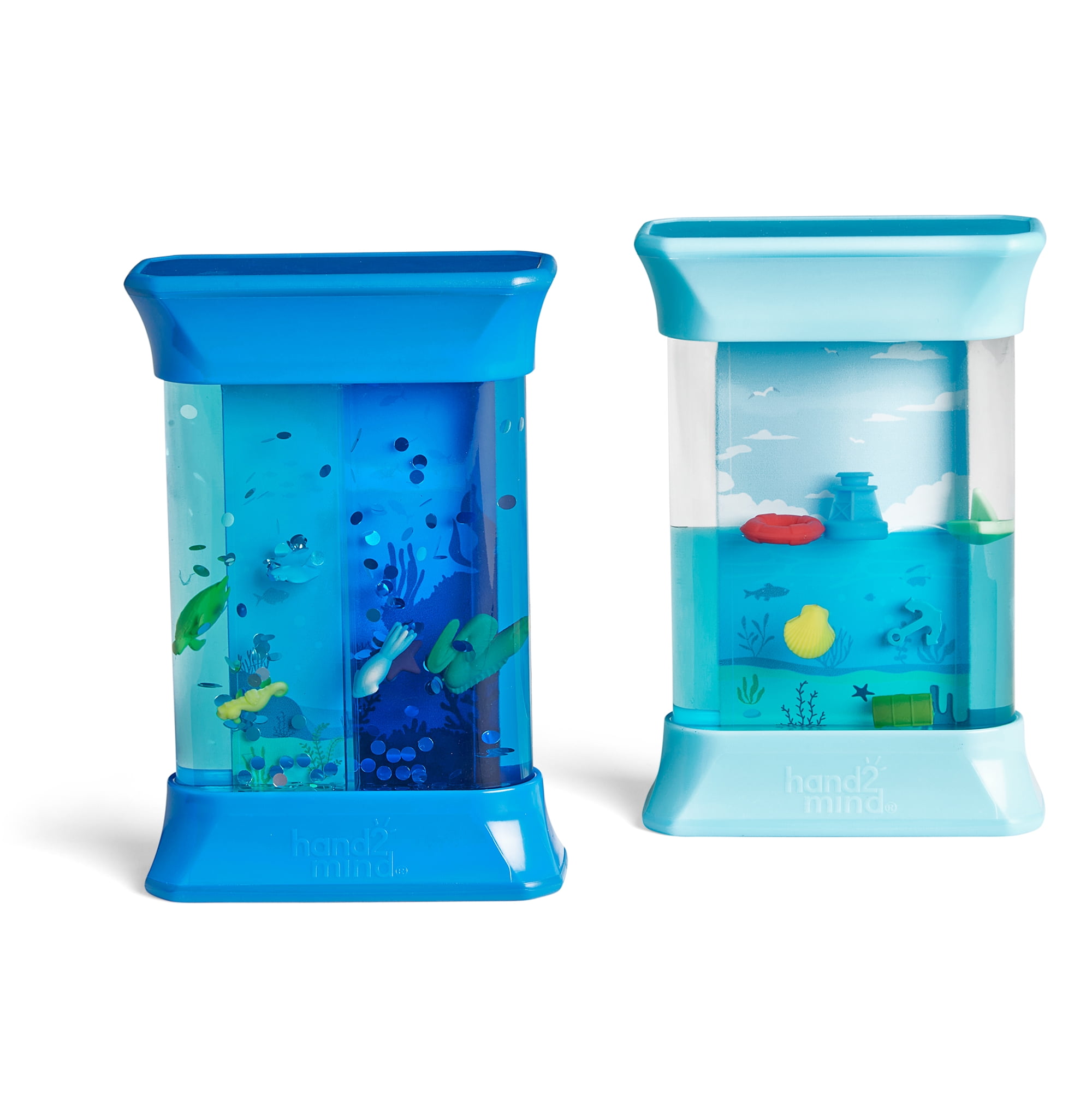 Hand2Mind Exploring Ocean Forces Sensory Bottles, Tactile Fidget Toys ...