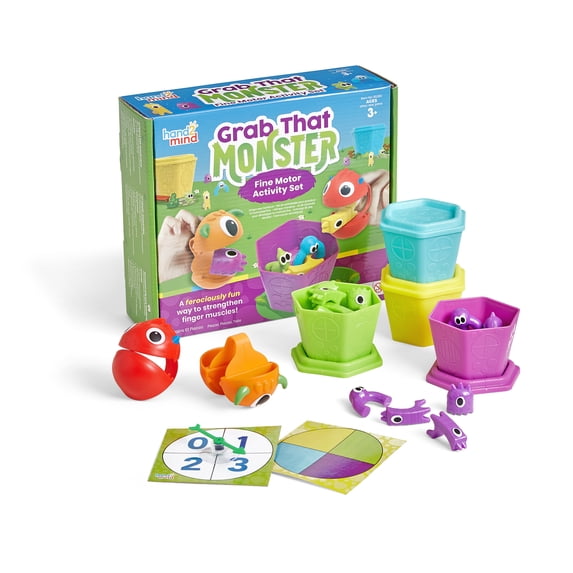 hand2mind Grab That Monster Fine Motor Activity Set, Fine Motor Skills ...