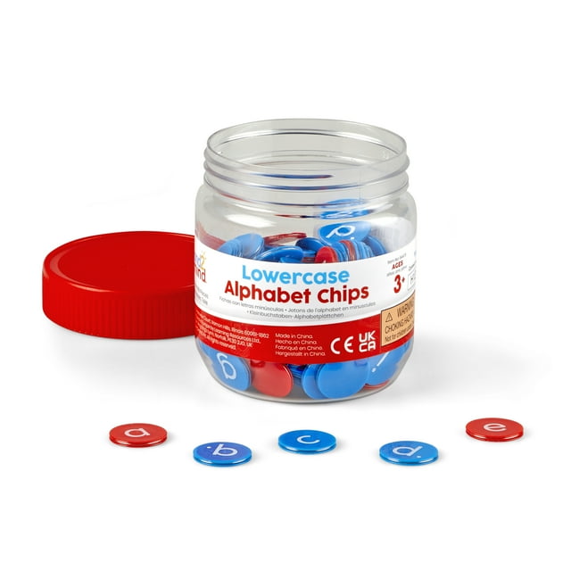 hand2mind Lowercase Alphabet Chips, Alphabet Letters, Lowercase Letters ...