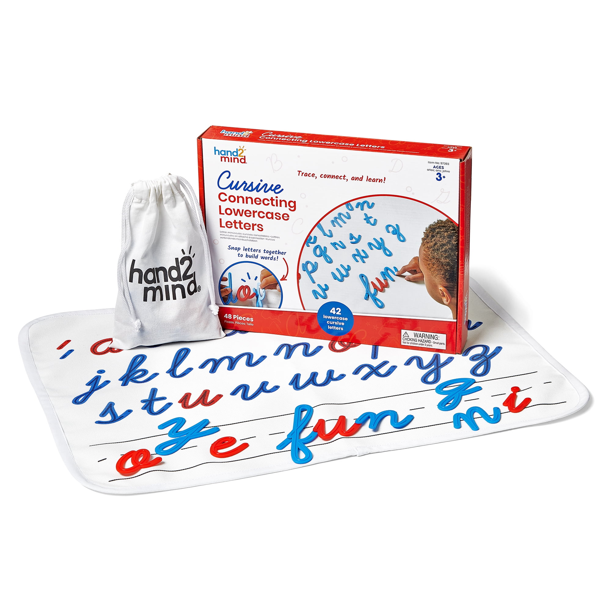 hand2mind Lowercase Connecting Cursive Letters - Walmart.com