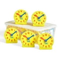 hand2mind Mini Geared Clock, STF9 Telling Time Teaching Clock, Learn to ...