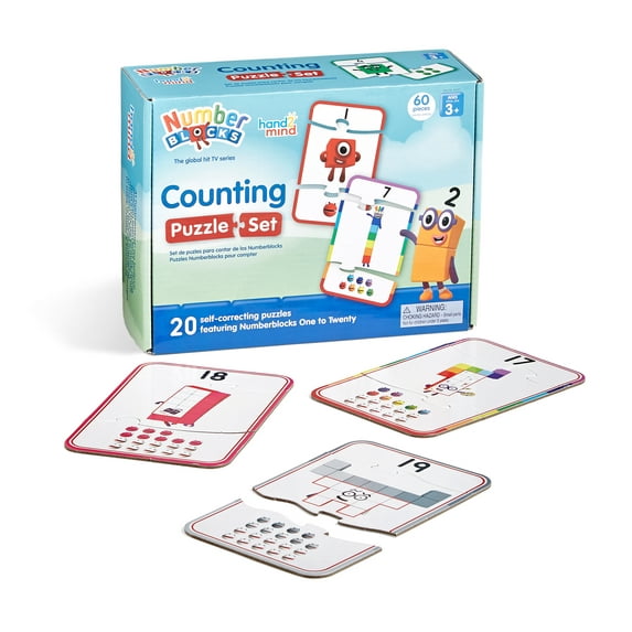 hand2mind Numberblocks® Counting Puzzle Set, Counting Math Toys, Kids ...