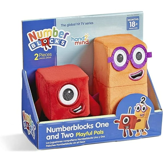 hand2mind Numberblocks One & Two Playful Pals, Plush Figure Toys ...