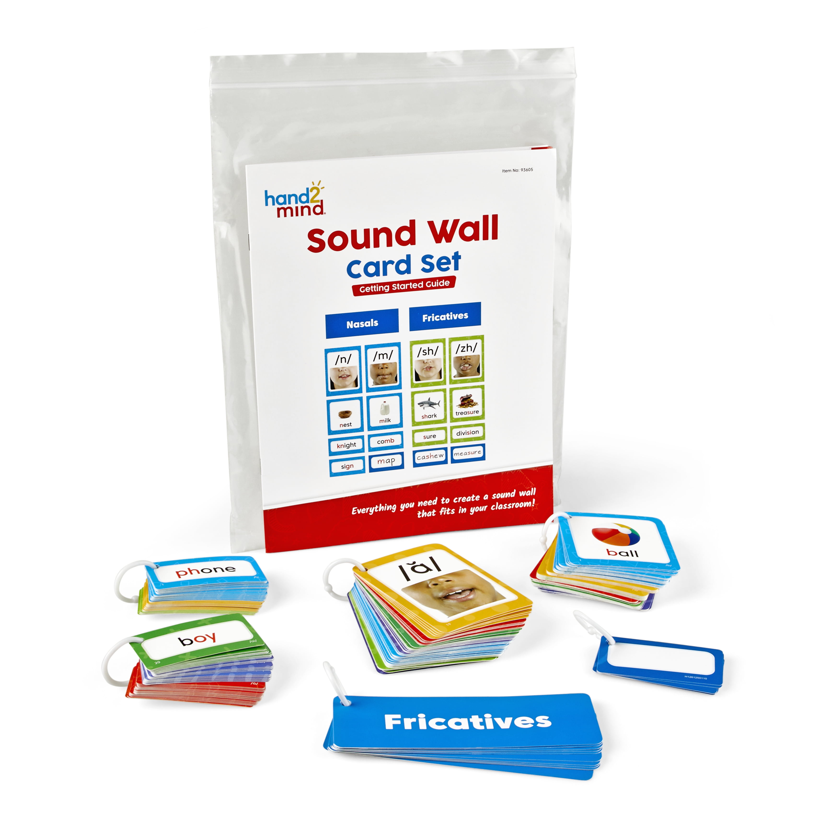 hand2mind Sound Wall Card Set, Phonemic Awareness, Phonemic Chart ...