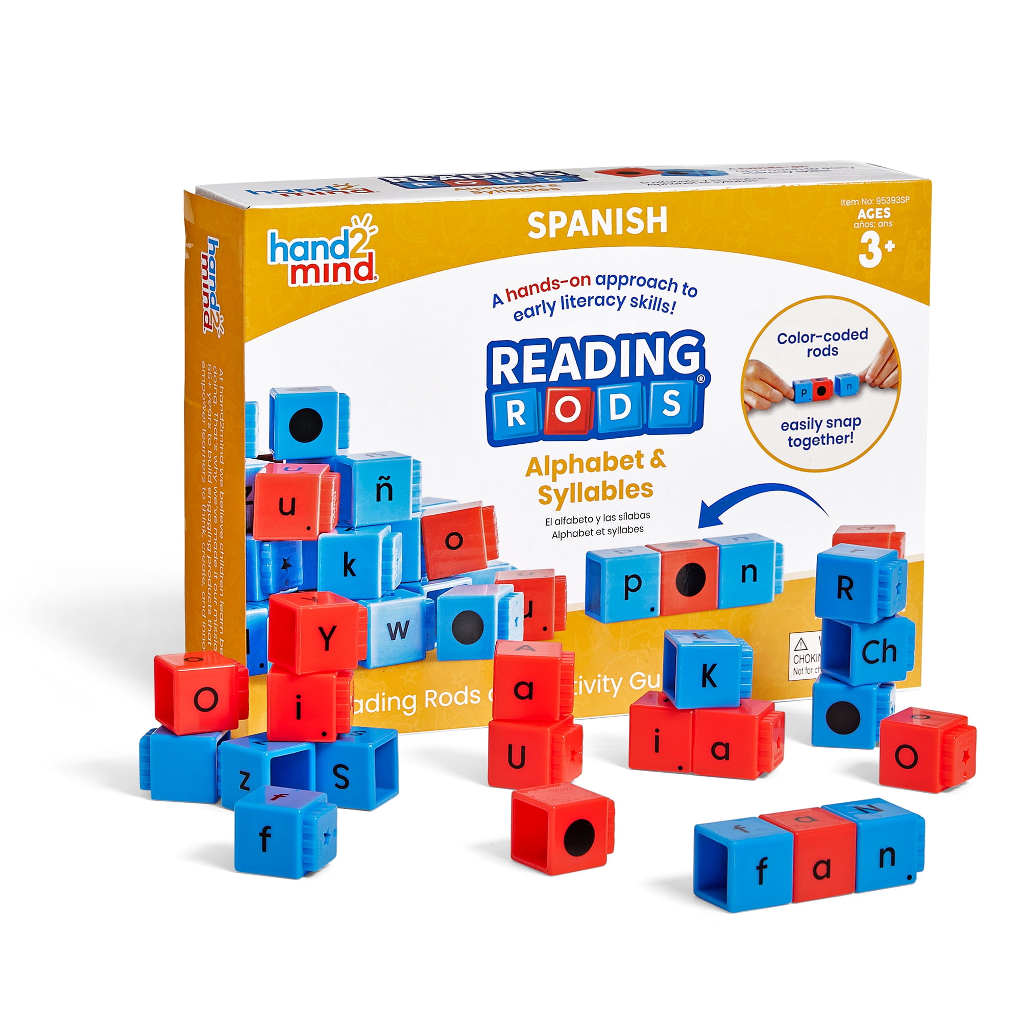 hand2mind Spanish Reading Rods - Walmart.com