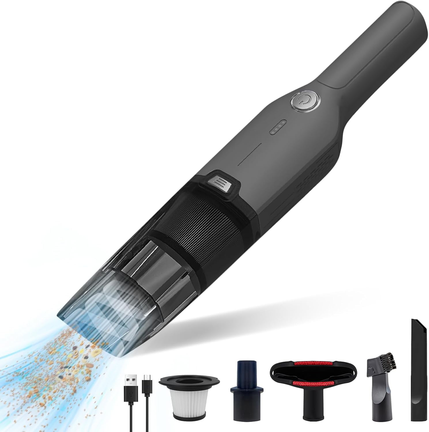 handheld Vacuum vacuum is fitted with an advanced brushless motor that ...