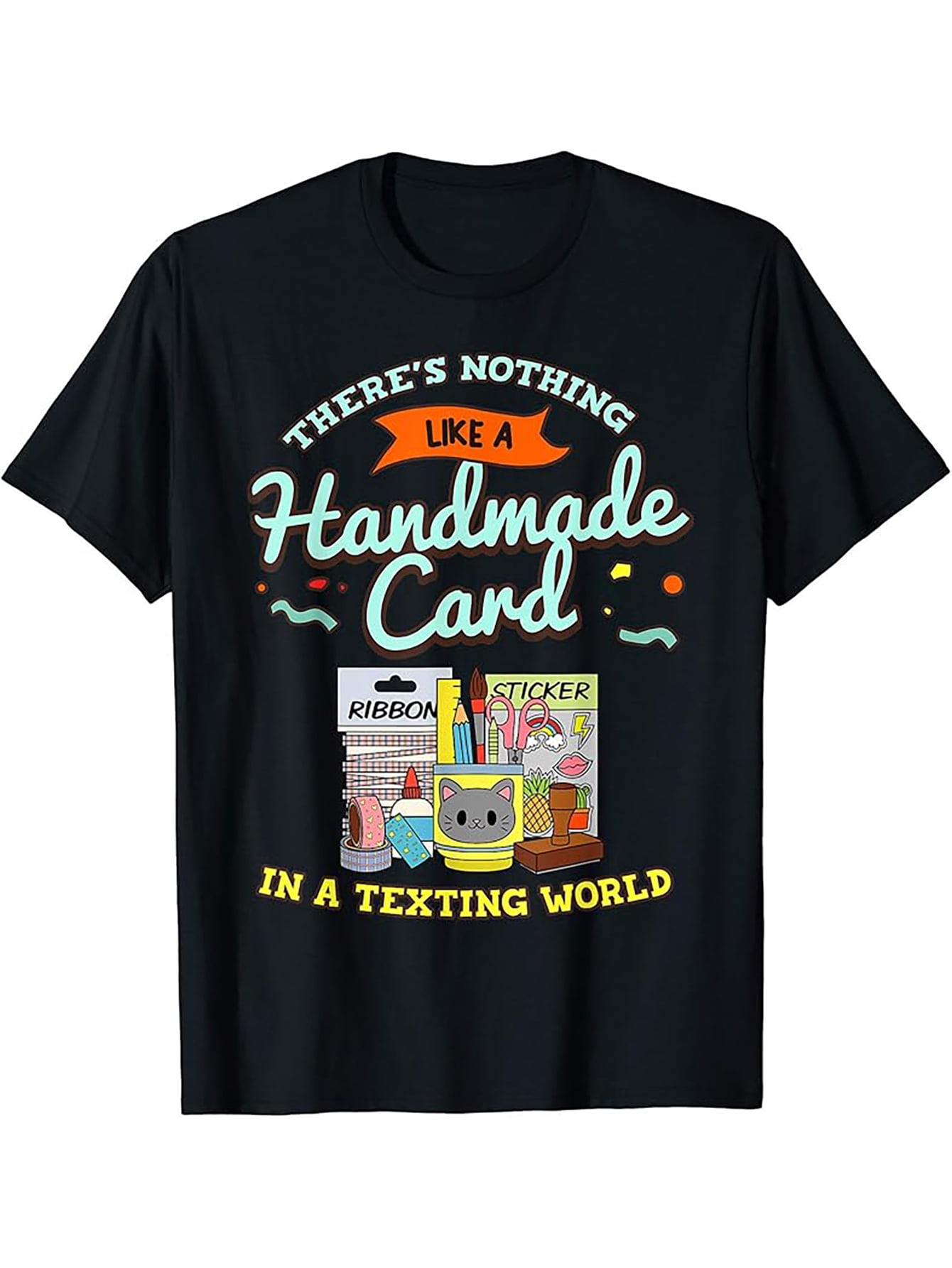 handmade card maker t-shirts summer casual Short-Sleeved card making ...