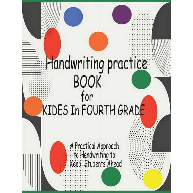 handwriting practice book for kides in fourth grade : Trace Letters ...