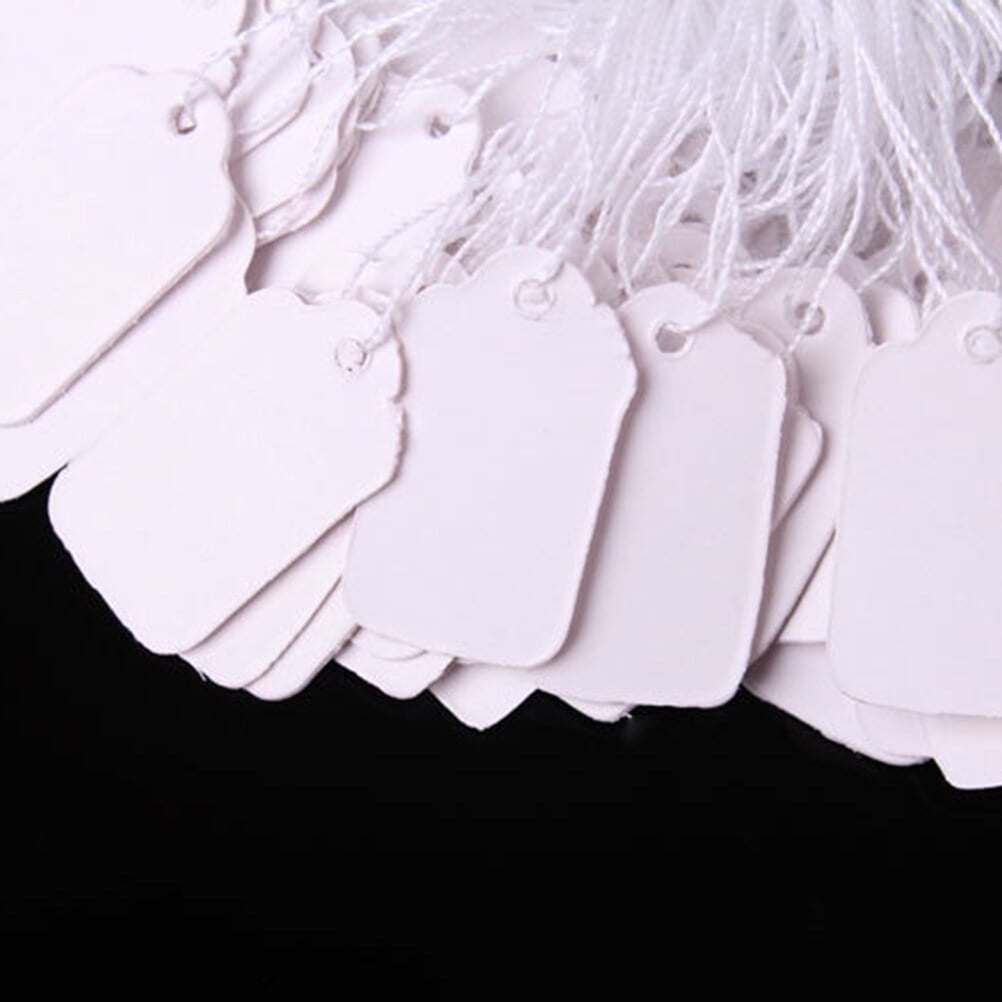 hanging tags 95pcs White Marking Tags Price Tags Price Labels Display ...