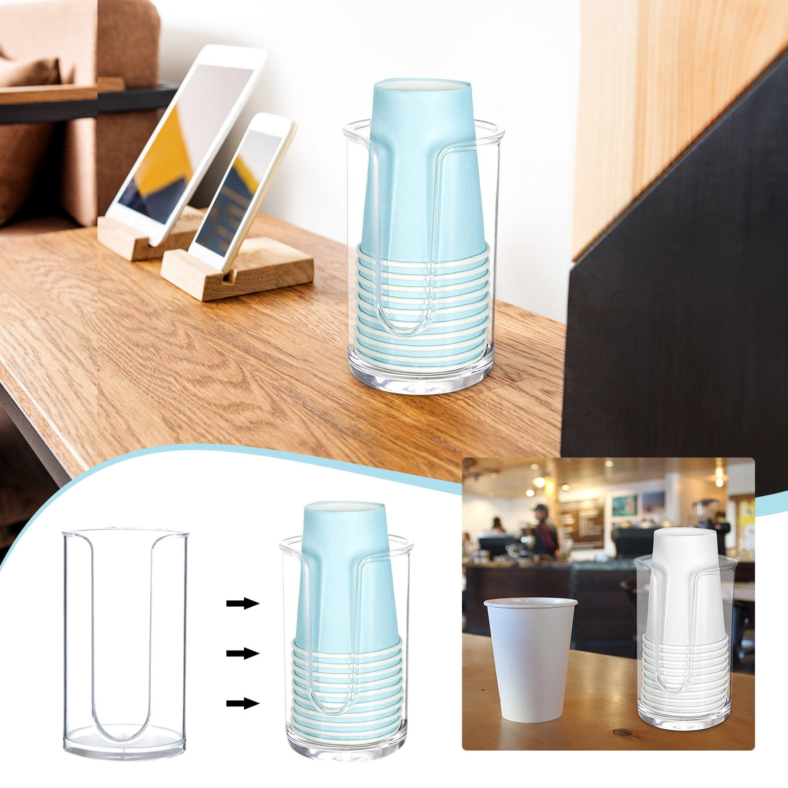 hanxiulin small compact disposable paper cup dispenser mouthwash ...
