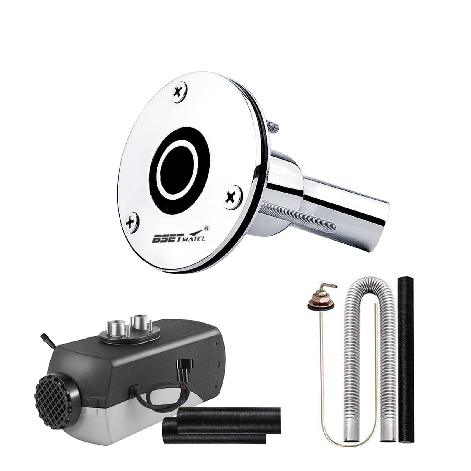 haonan Stainless Steel Thru-Hull Exhaust Fitting Kit Heater and High ...