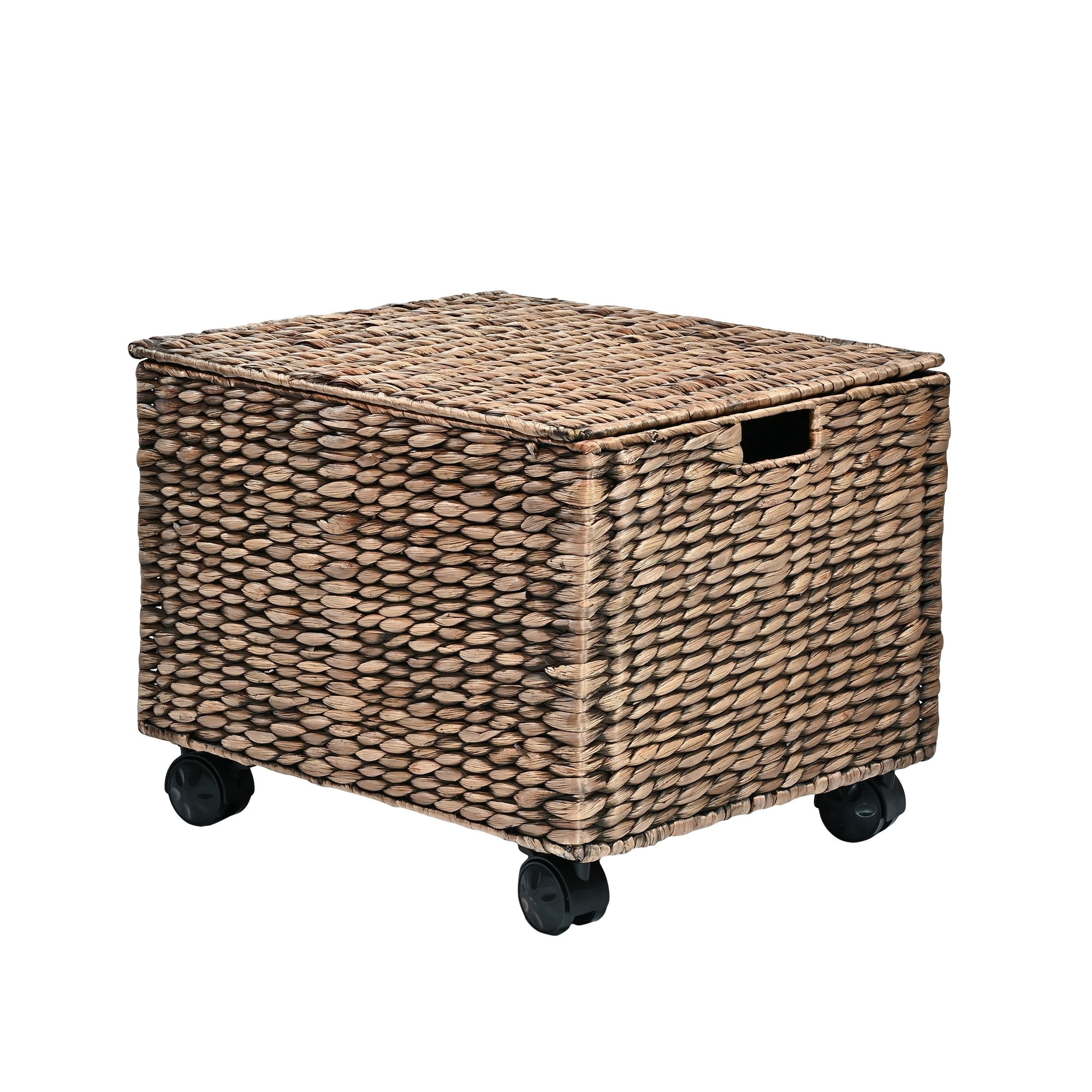 happimess BSK2005B Ashton 18.11" Classic Farmhouse Handwoven Hyacinth ...
