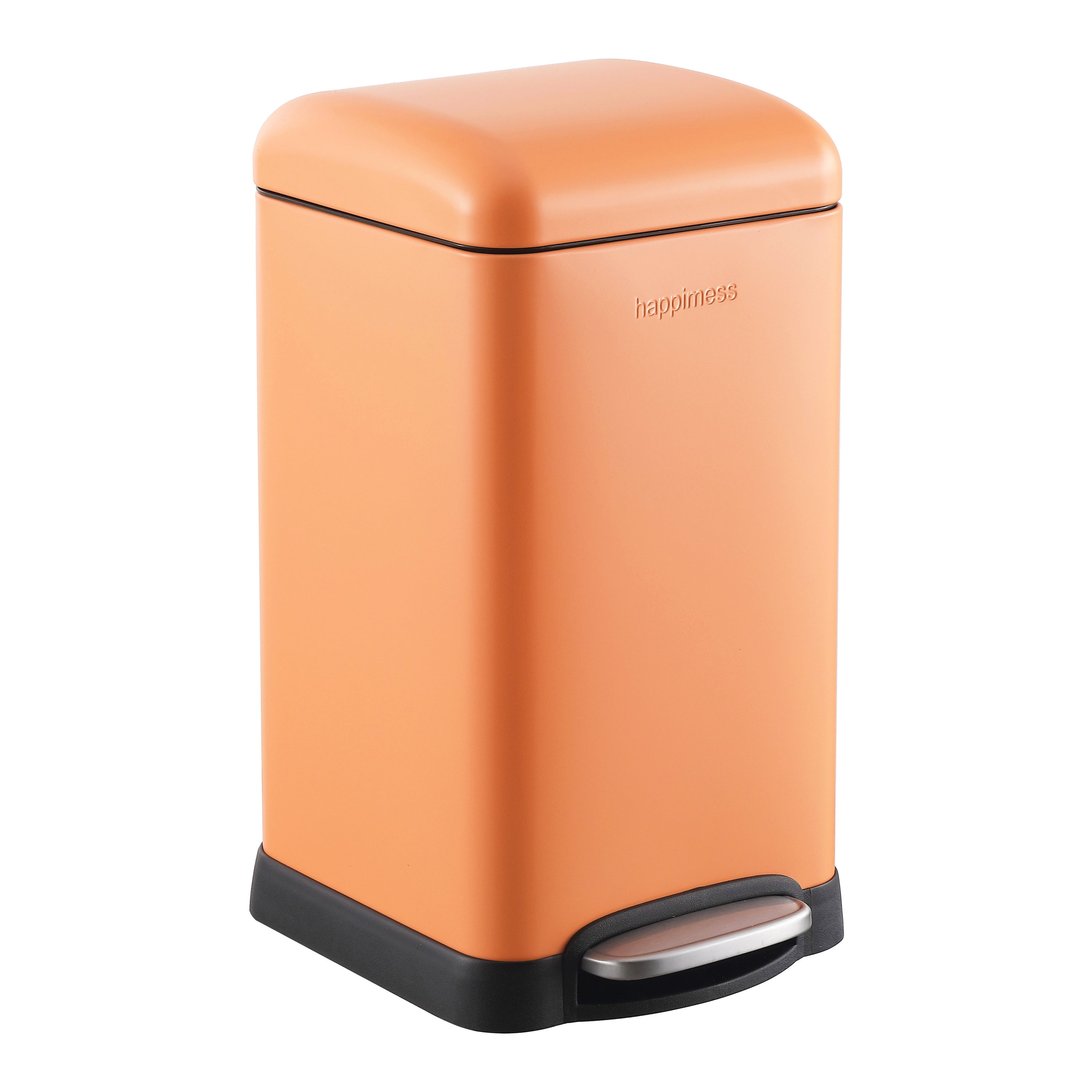 happimess HPM1012K Betty Retro Mini 3.2-Gallon Step-Open Trash Can ...