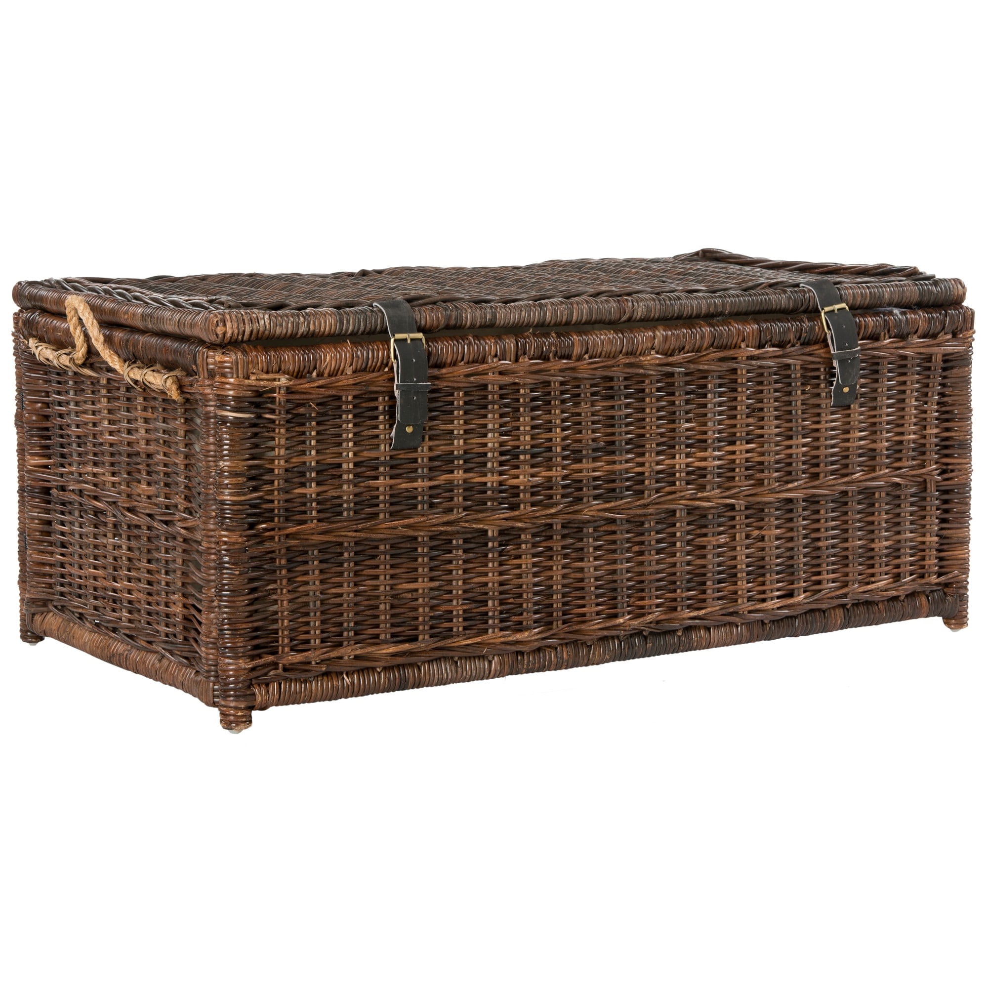 Happimess Caden Wicker Storage Trunk - Walmart.com