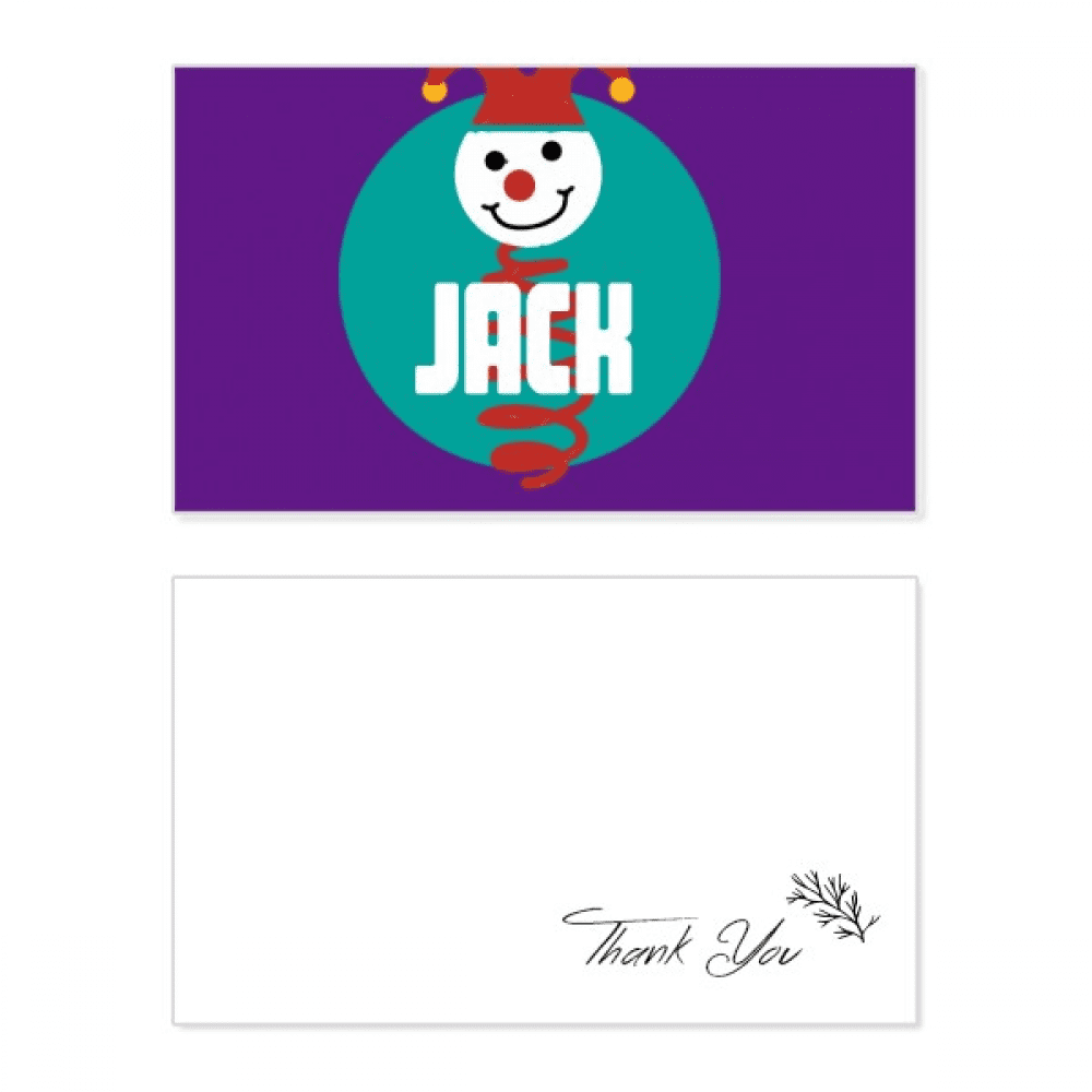 happy halloween jack thank you card birthday paper greeting wedding ...