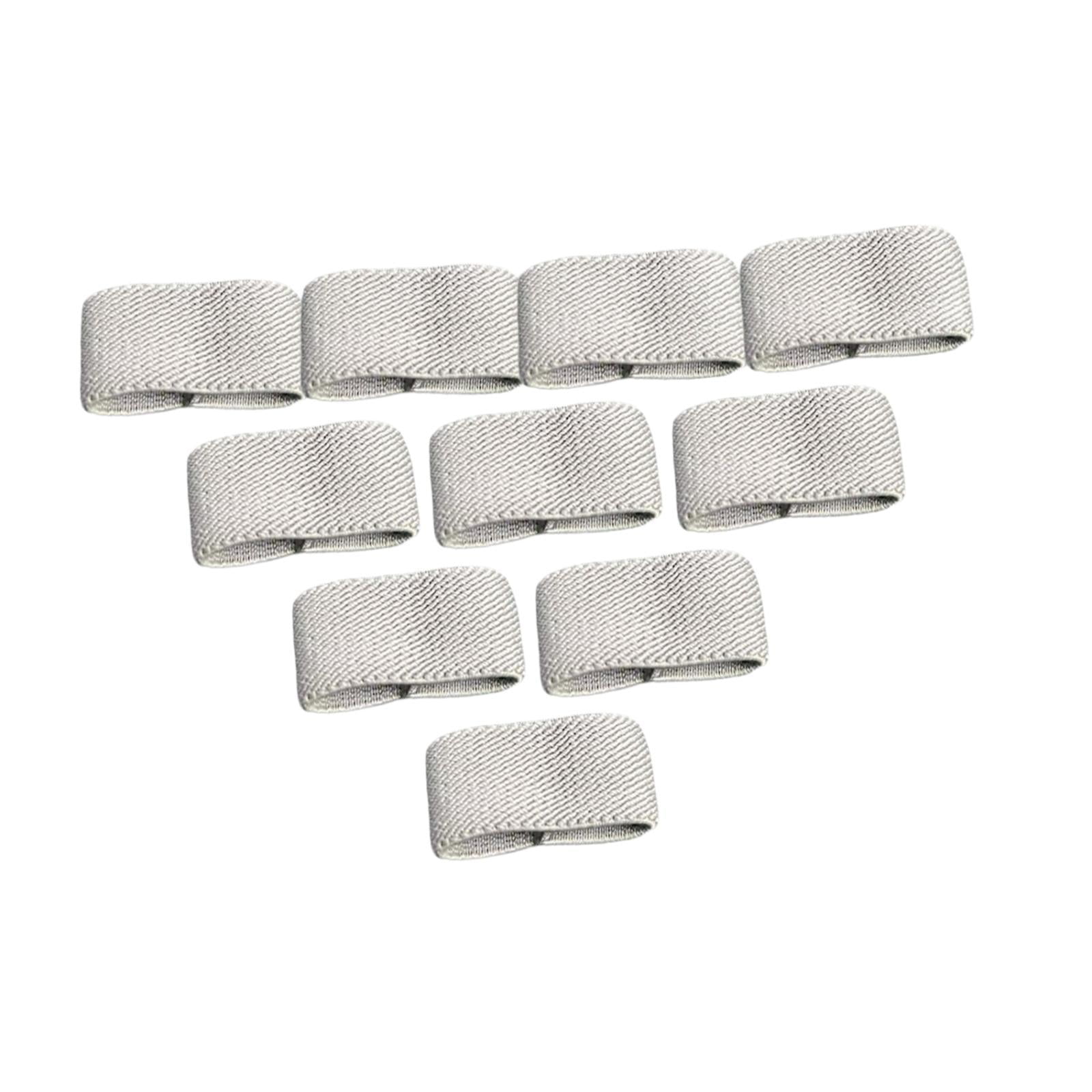 harayaa 10 Pieces Elastic Belt Keepers Nylon Strap Organizer Loops ...