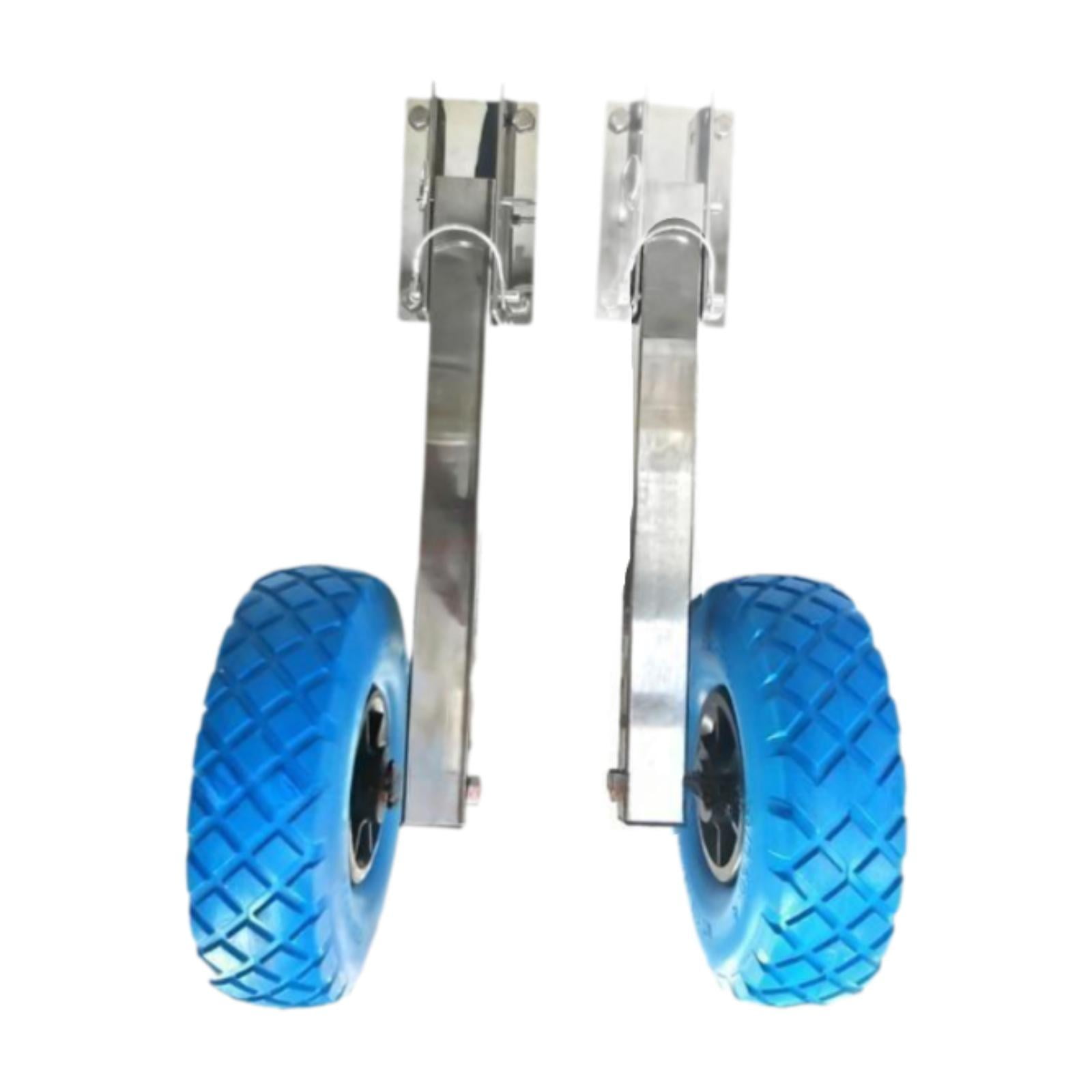harayaa 2 Pieces Boat Launching Wheels Wheels, Sturdy Repairing, Launch ...