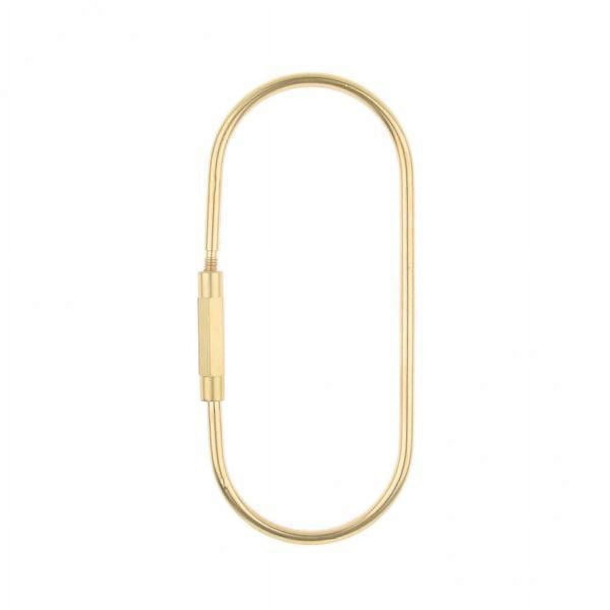 harayaa 2xDurable Brass Screw Lock Keychain Clip Tool Hook Clasp O ...