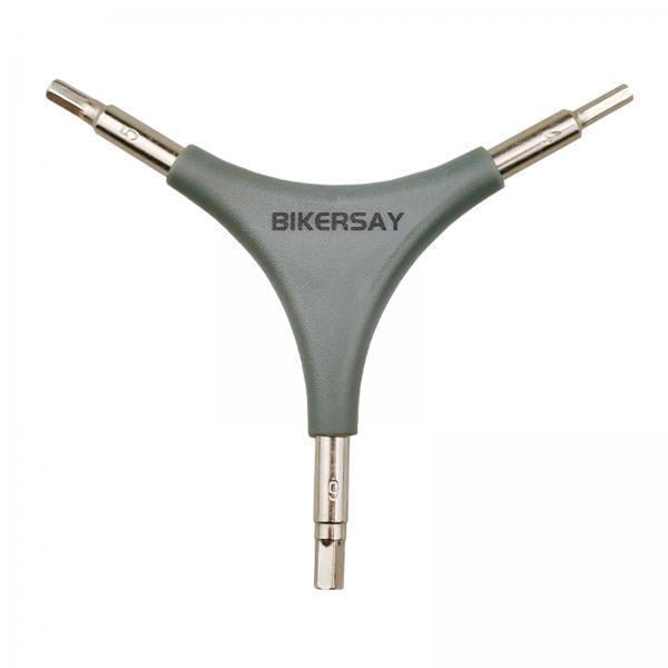 harayaa 3X 4mm 5mm 6mm Bike Hex Wrench 3 Way Tool Cycling Spanner Y ...