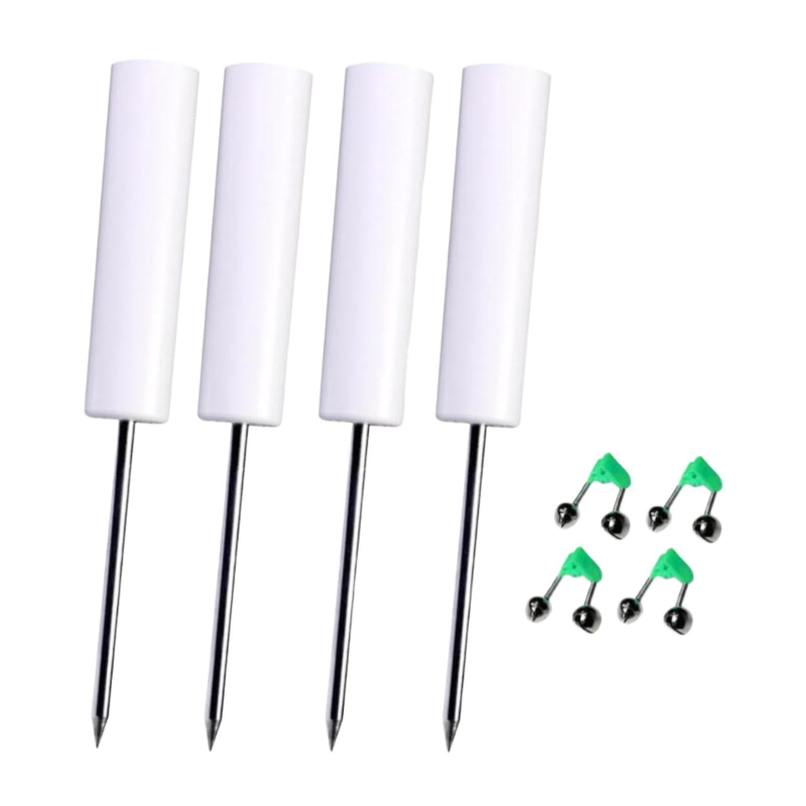 harayaa 4Pcs Fishing Rod Holders PVC Fishing Pole Holders Ground for ...