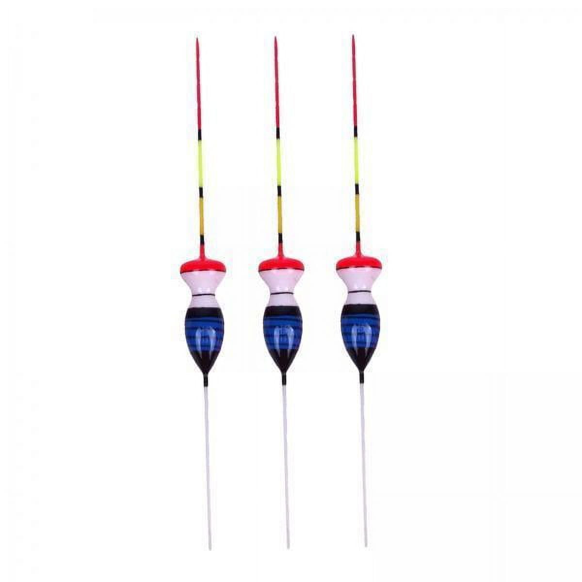 harayaa 6xFishing Float Bobber Tackle Tools Balsa Wood Floats Blue 12x1 ...