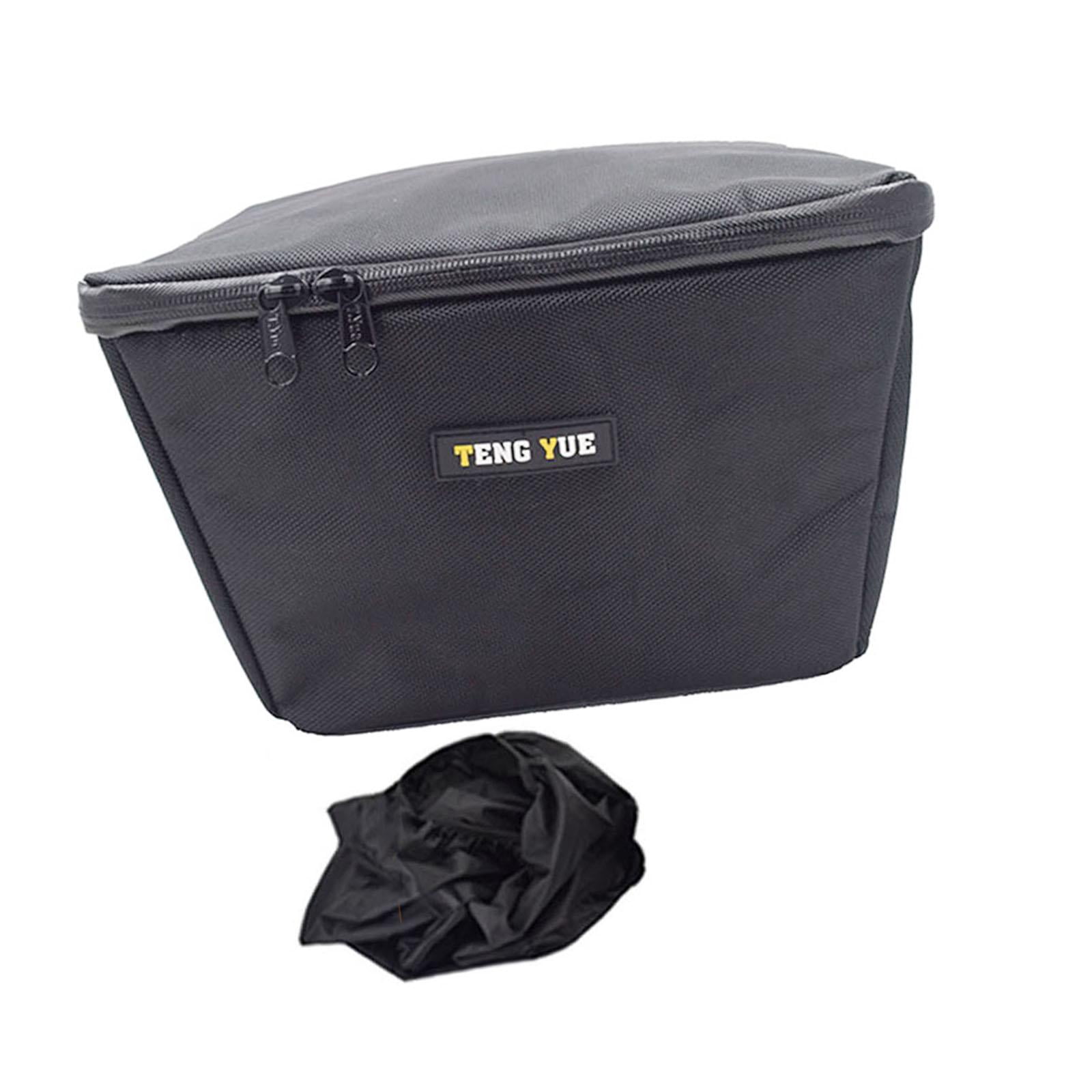 harayaa Electric Bike Basket Liner Sunproof Practical Black Bicycle ...