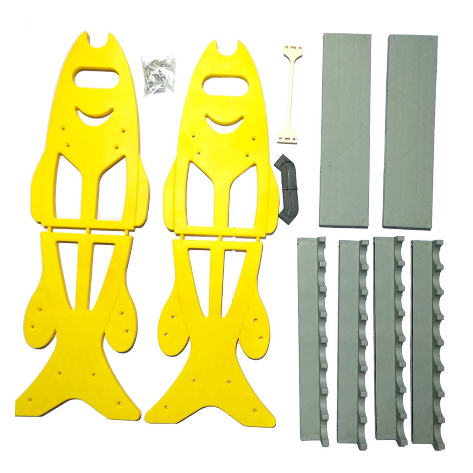 harayaa Fishing Shaped Fishing Rod Holder Garage Practical Bracket ...