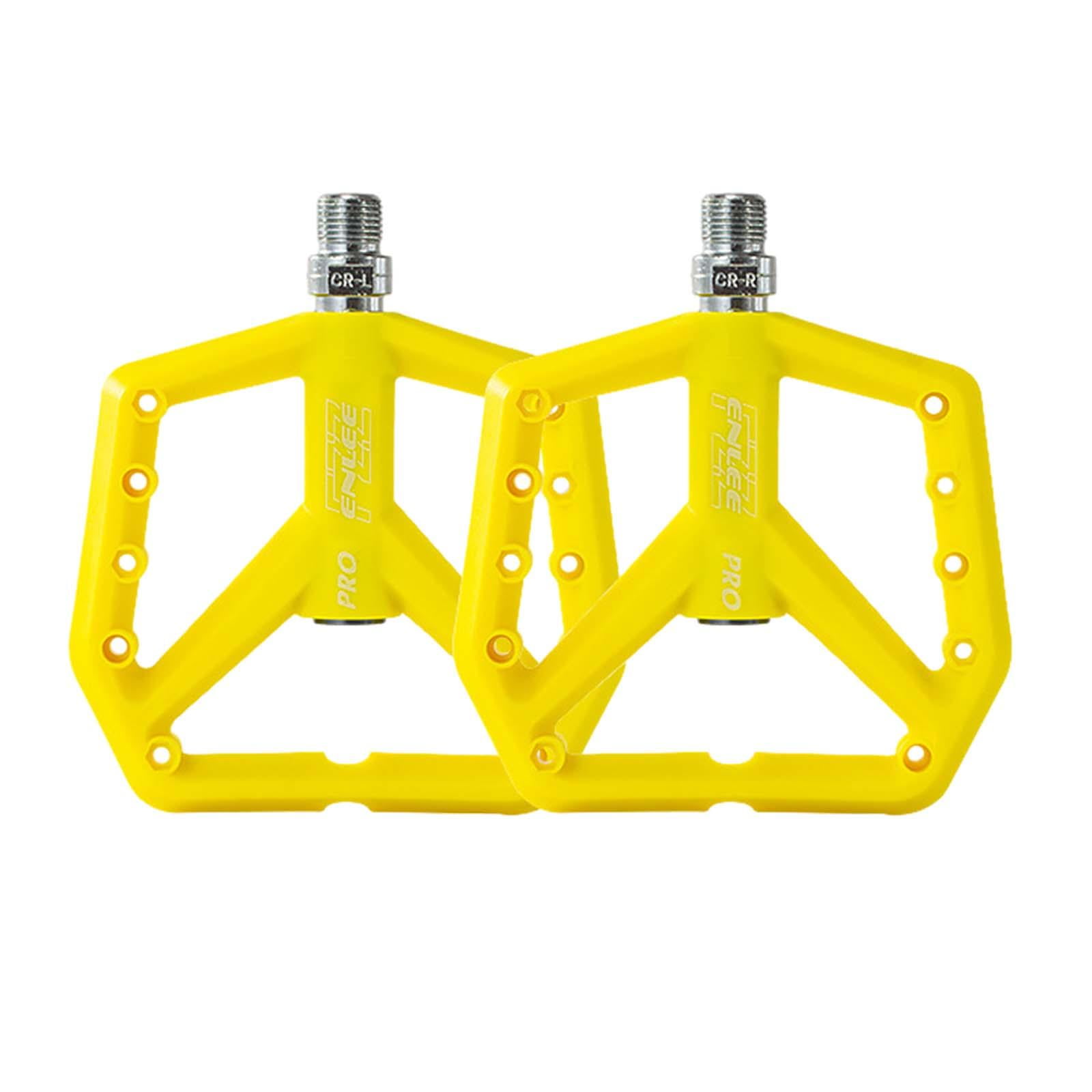harayaa Flat Pedal Bike Pedals Durable Universal Ultralight Nylon ...
