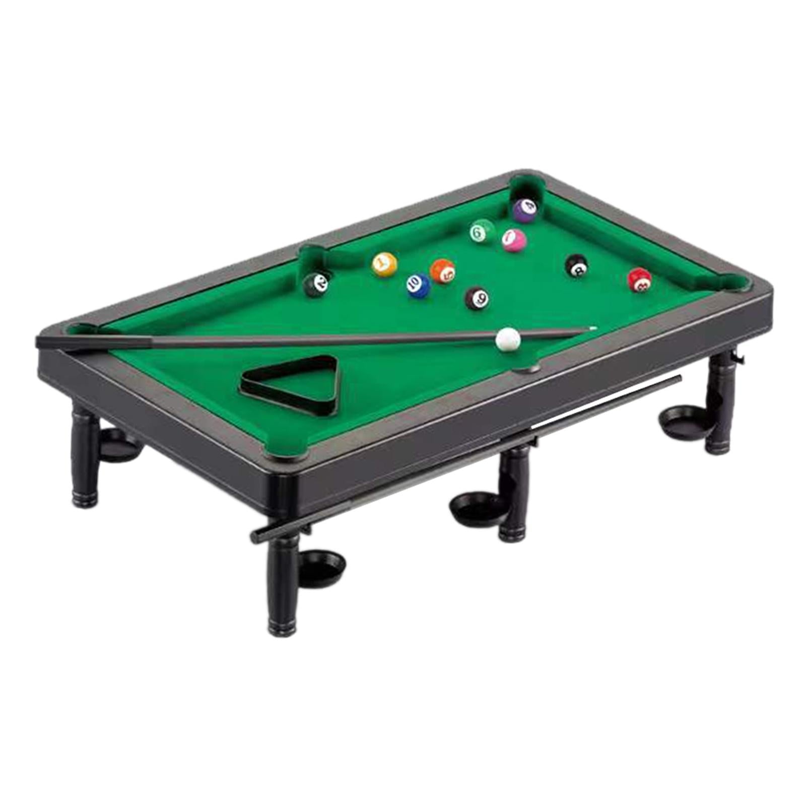 harayaa Kids Pool Table Set Small Tabletop Billiards for Holidays ...