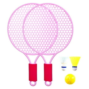 TychoTyke Kids Tennis Racket Play Set 2 Rackets and Balls Outdoor Pink ...