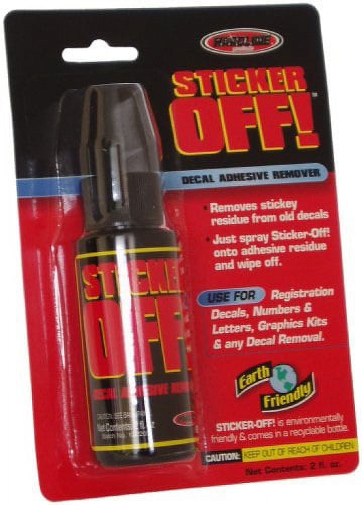 hardline products sticker-off! decal removal fluid, 2 ounces - Walmart.com