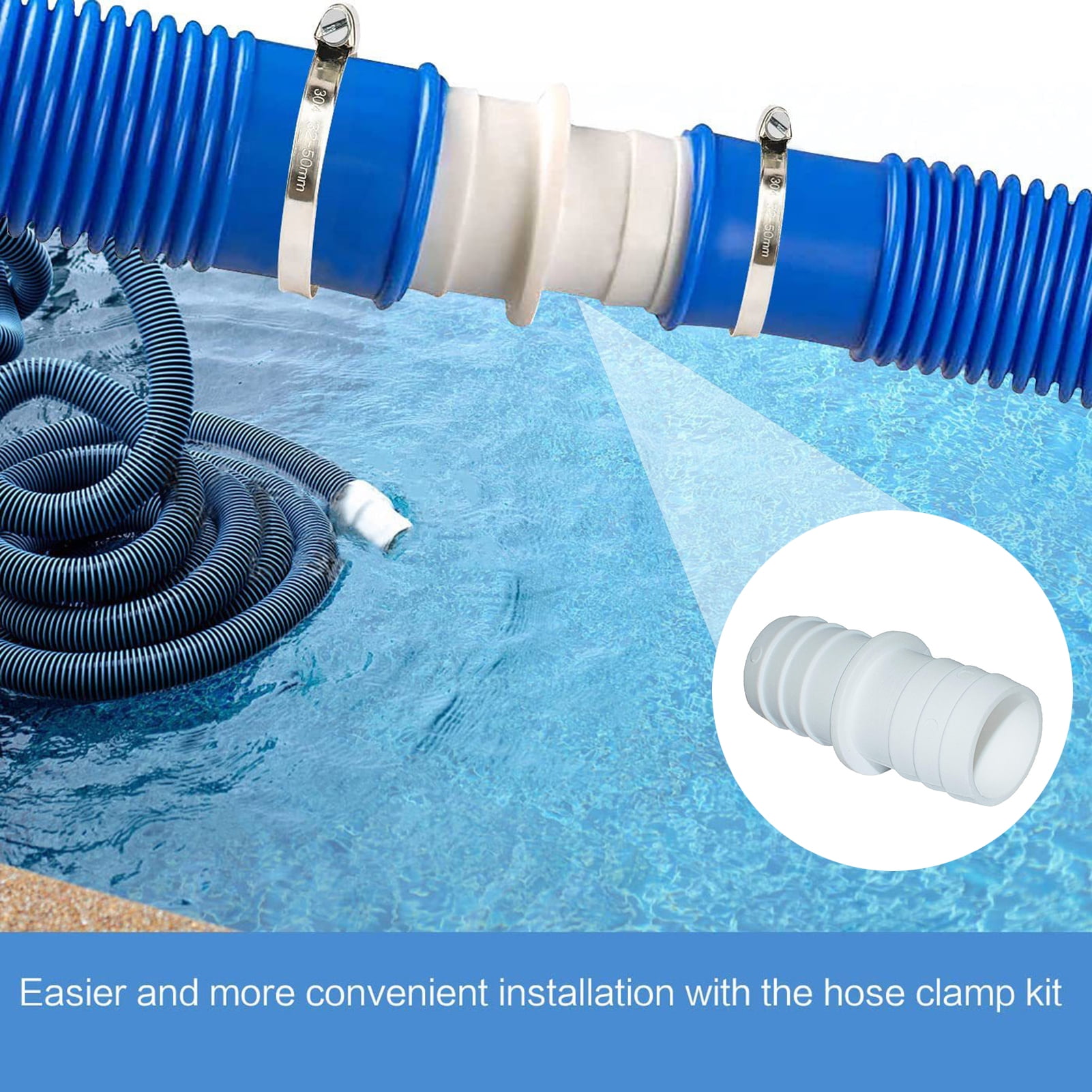 harmtty 1 Set Hose Connector Heavy-duty Leak-proof Rust-resistant Quick ...