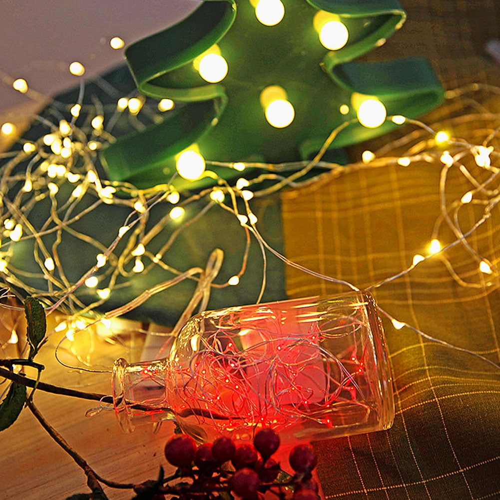 harmtty 1m 2m 3m 5m 10m LED Copper Wire Starry String Lights DIY Home ...