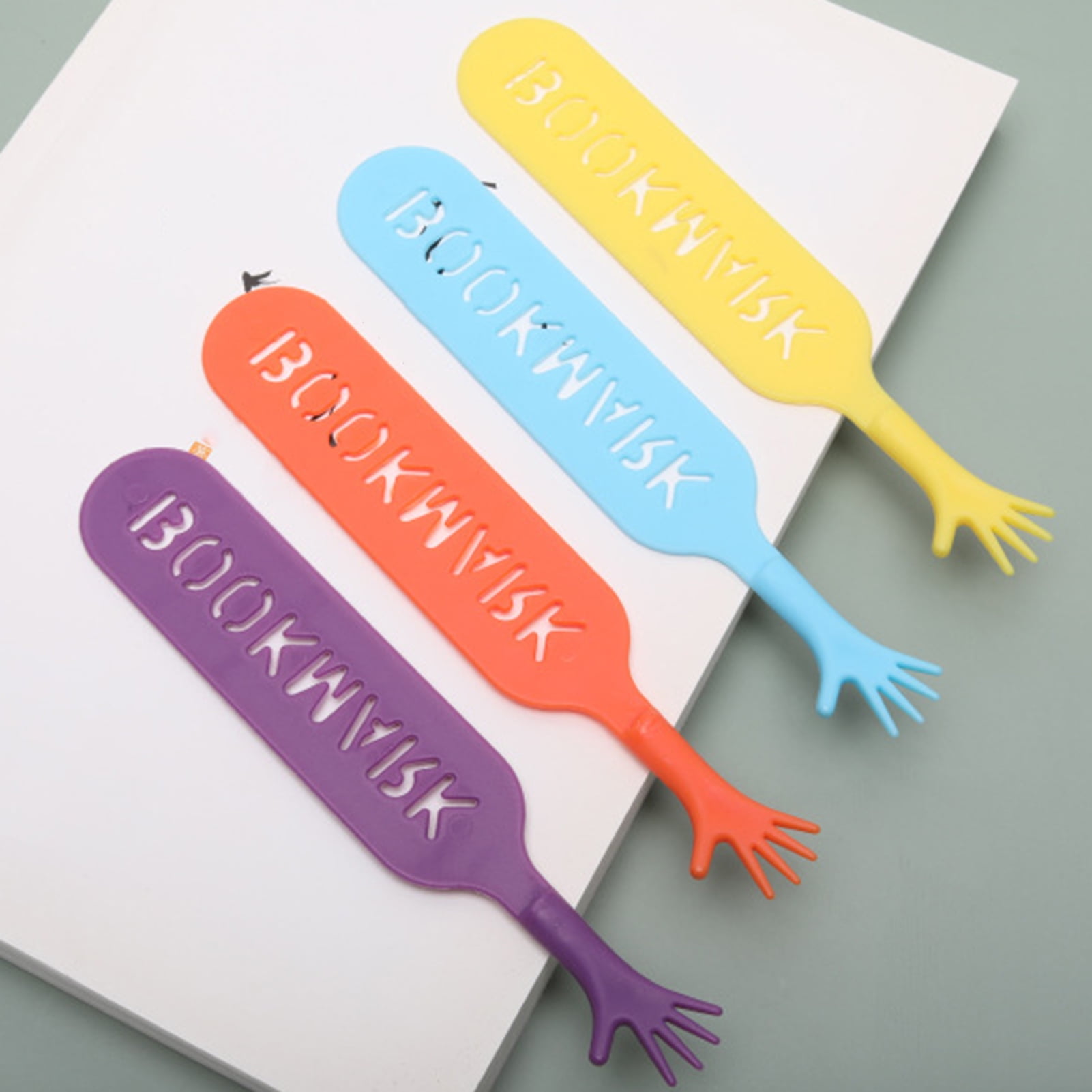 harmtty 4Pcs Book Marker Anti-scratch Hollow Out Design Handcraft ...