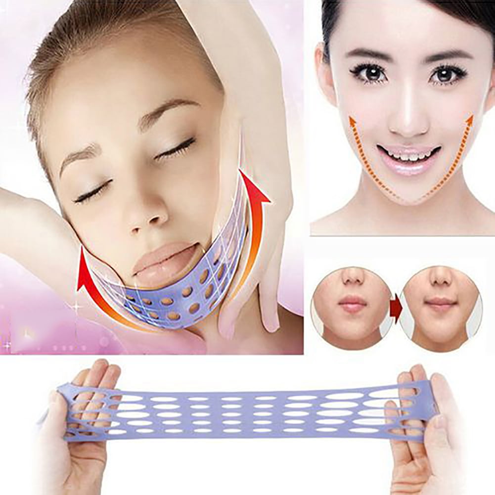 harmtty Anti Wrinkle V Face Shaper Slimming Mask Belt Chin Cheek Lift ...