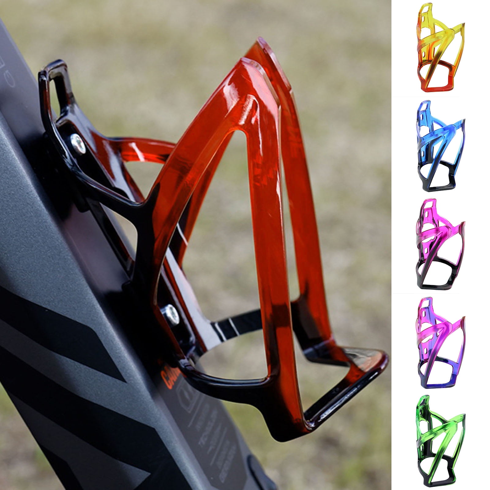 harmtty Bike Bottle Rack Integrated Molding Easy to Install Outdoor ...