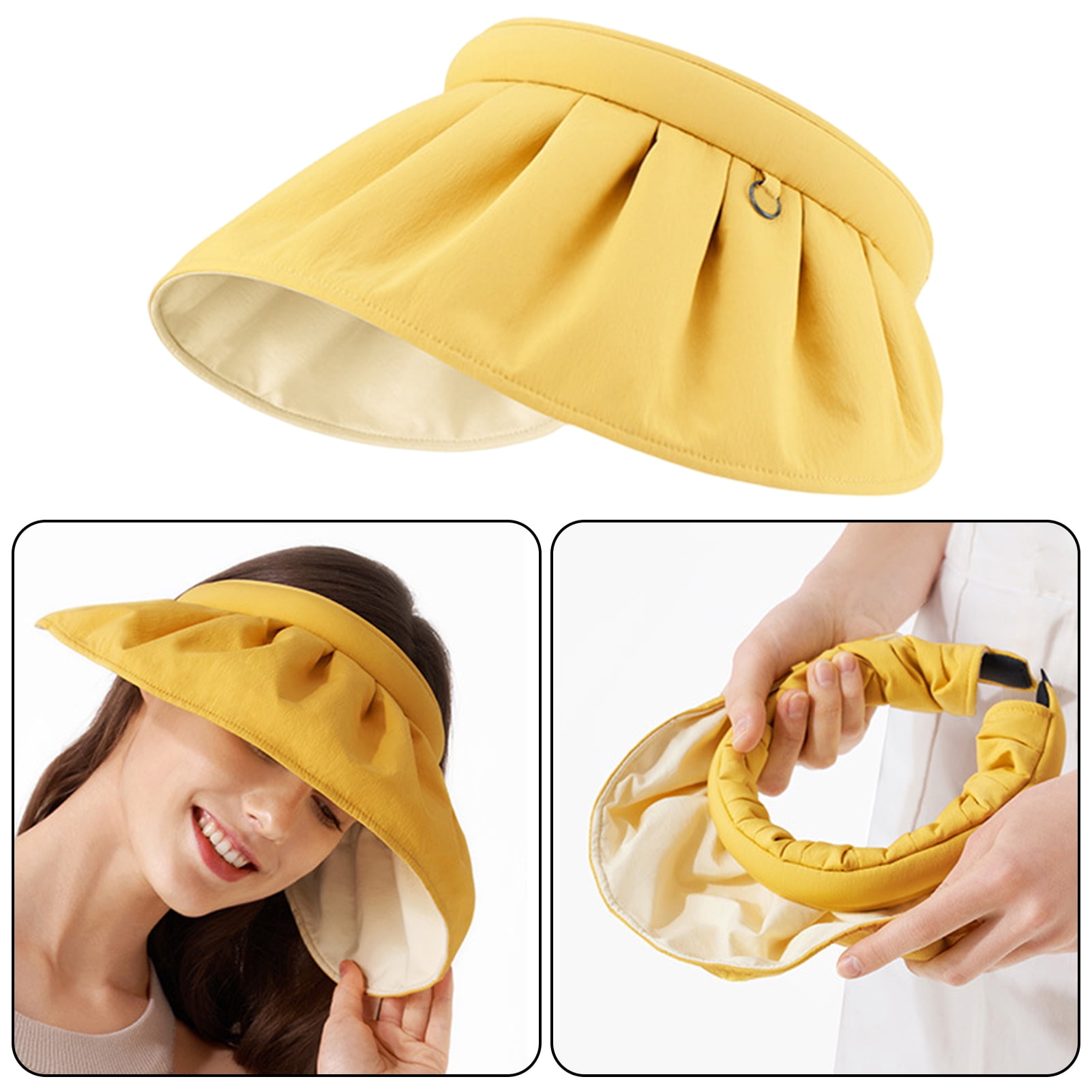 harmtty Breathable Sun Hat Wind-proof Comfortable Sun-proof Empty Top ...