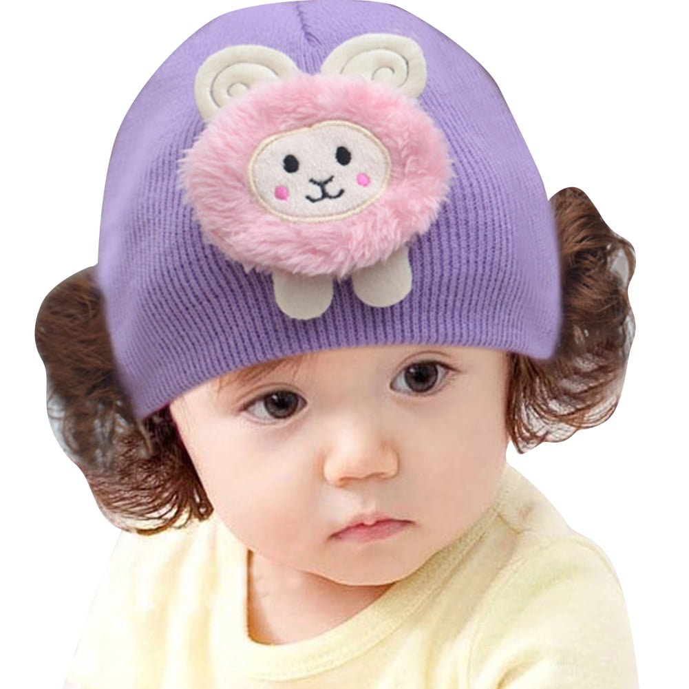 harmtty Cute Rabbit Animal Baby Girls Boys Woolen Yarn Knit Wig Hat ...
