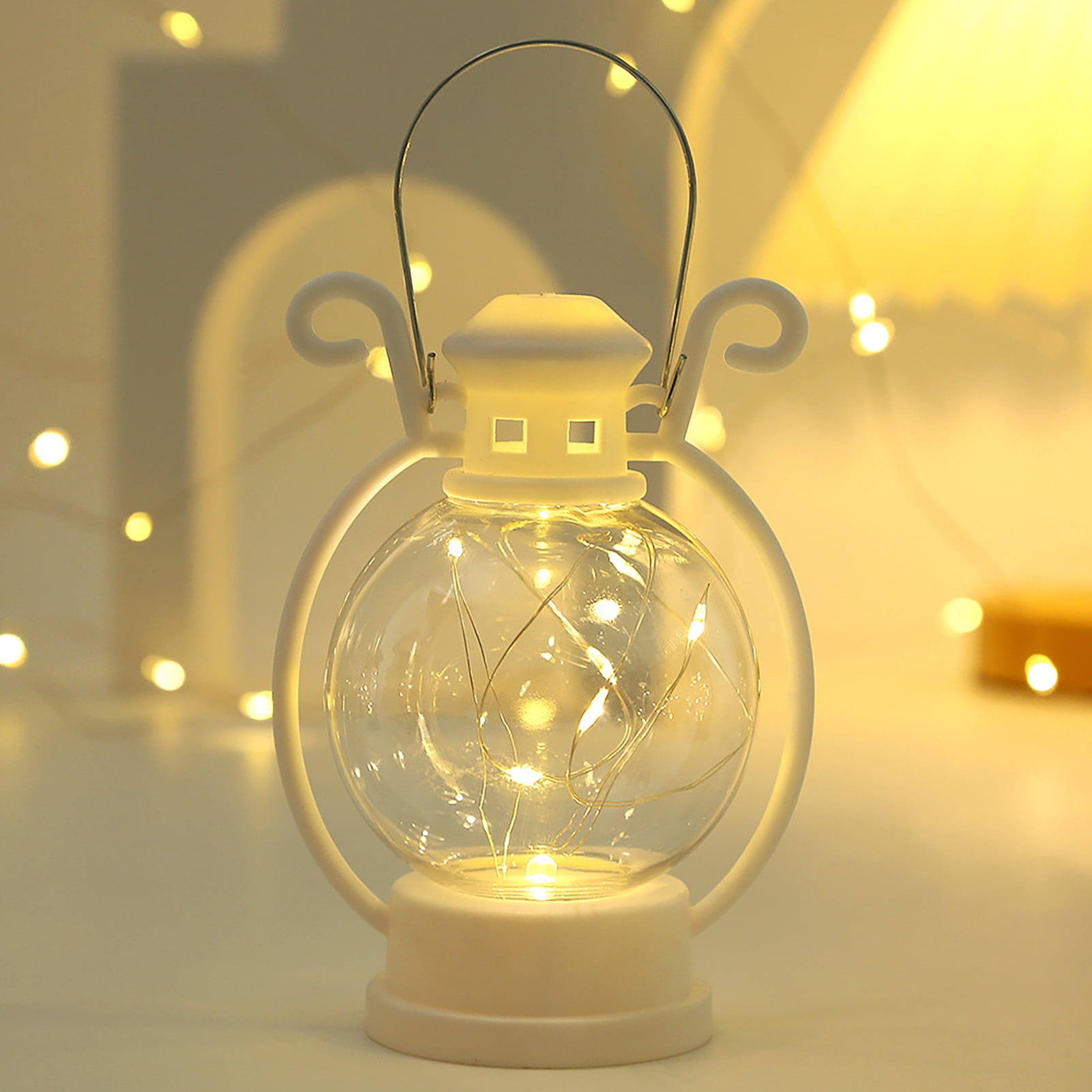 harmtty Electronic Candle Light Led Lantern Vintage Battery Operated ...