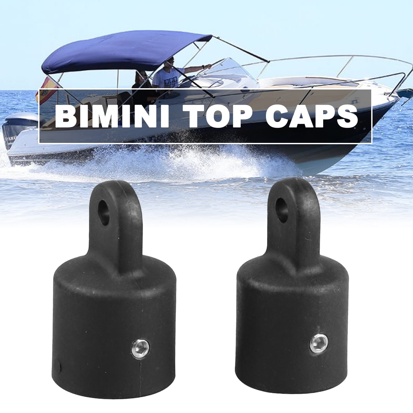 harmtty High-strength Nylon Bimini Eye End Top Caps Fitting Marine ...