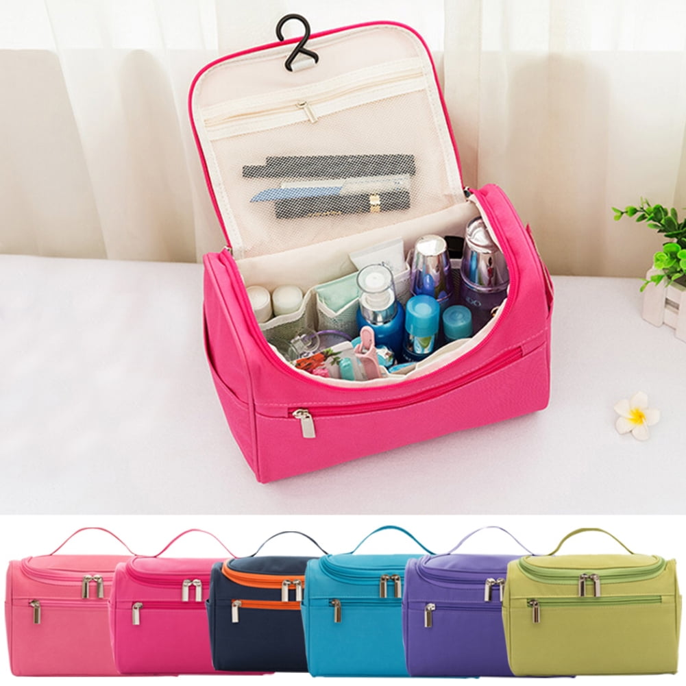 harmtty Women Large Waterproof Makeup Bag Travel Cosmetic Organizer ...