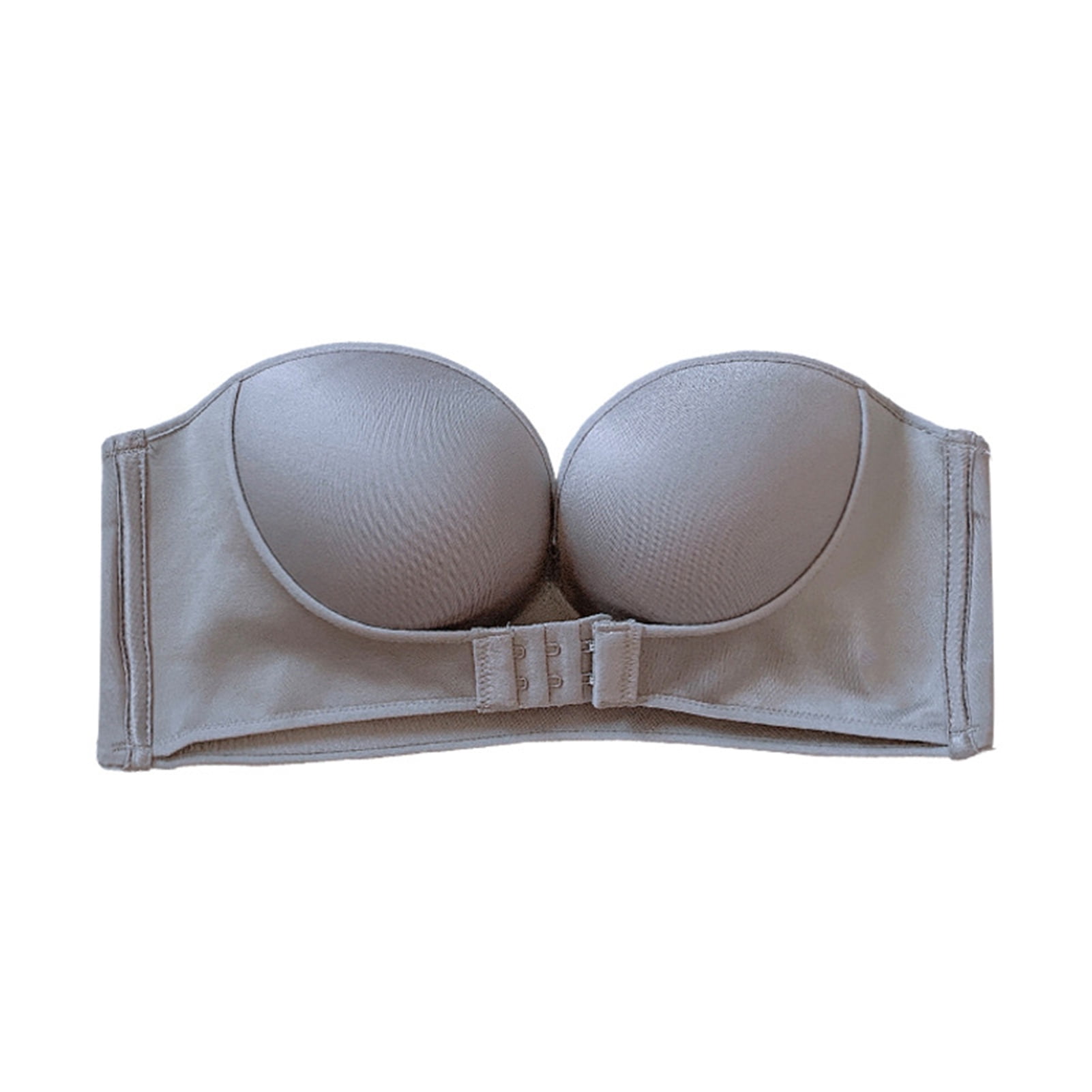 harmtty Women Strapless Bra Push Up Seamless Half Cup Brassiere Dress ...