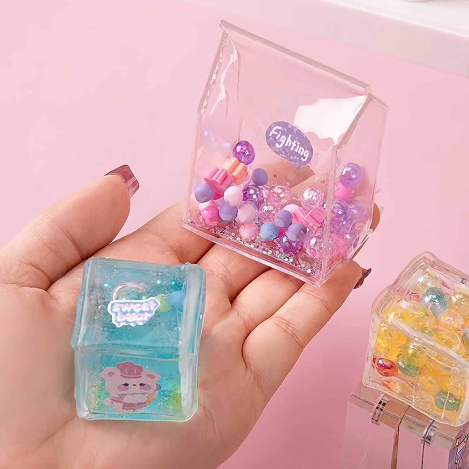 harmtty Xmax 1 Set 300CM Nano Tape Bubble Toy with Straw Charm Sticker ...