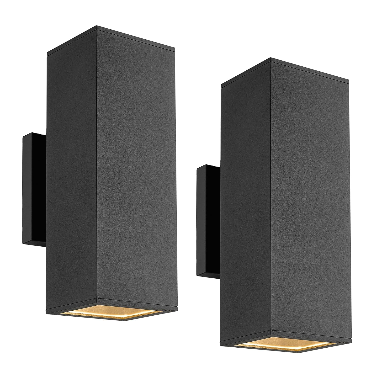 harriet Outdoor Wall Lights, 2 Pack Modern Exterior Lighting Fixtures ...
