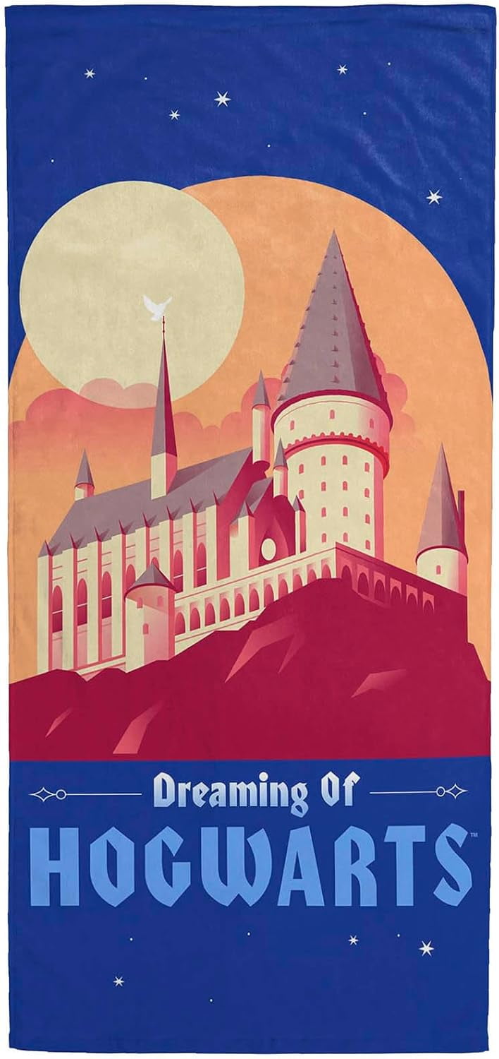 **harry potter hogwarts castle kids bath pool beach towel - super soft ...